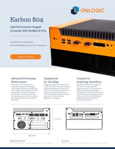 Helix 511 Onlogic Pdf Catalogs Technical Documentation Brochure