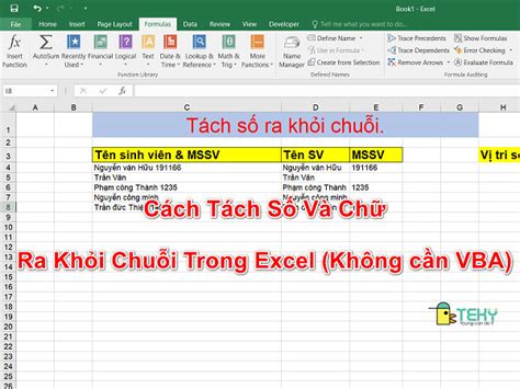 Tách Chữ Trong Excel Mẹo Hay Cho Dân Văn Phòng
