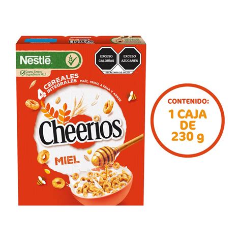 Cheerios Cereal Nestlé Miel Con Avena 230 G H E B México