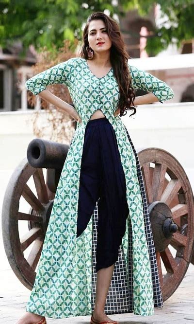 Latest 40 Front Open Kurti And Kurta Designs 2021