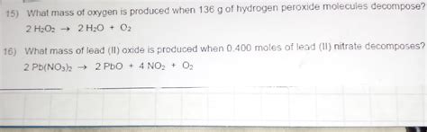 Please Can Someone Help Solve Question 16 Or Help Ralevelchemistry