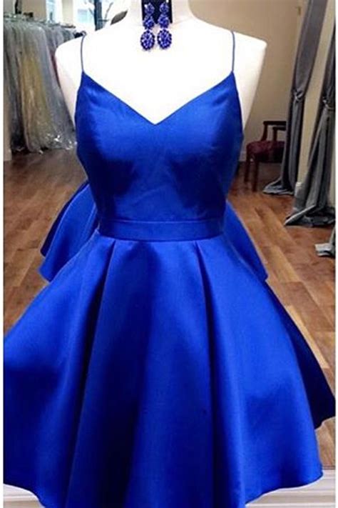 Royal Blue Homecoming Dressesshort Homecoming Dresscute Dresses