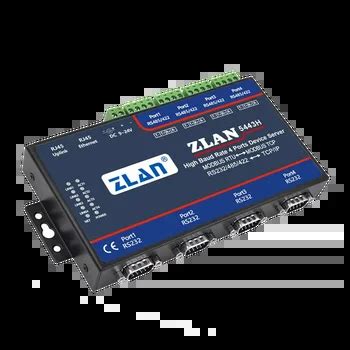 High Baud Rate 4 Port RS232 RS485 RS422 To Ethernet TCPIP Converter Modbus RTU TCP Gateway
