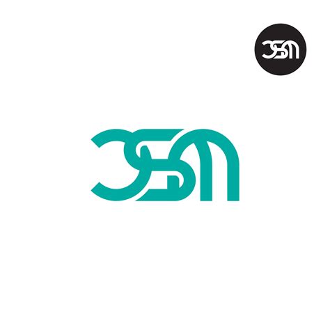 Letter Csm Monogram Logo Design 25753035 Vector Art At Vecteezy
