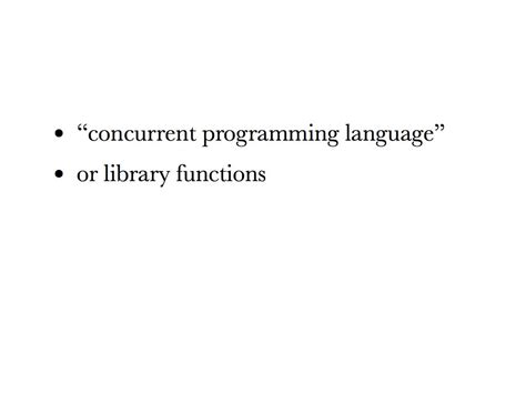Csc 209 Concurrency
