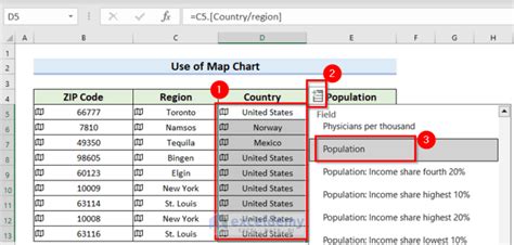 How To Map Excel Data By Zip Code 2 Easy Methods
