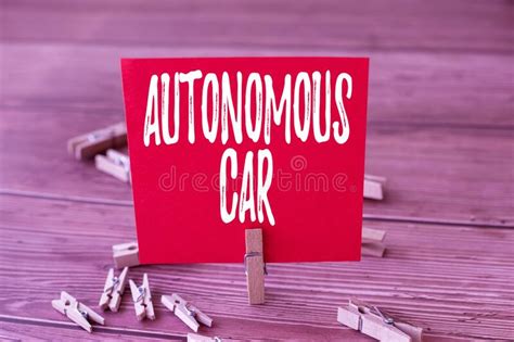Text Caption Presenting Autonomous Car Business Showcase Vehicle That Can Guide Itself Without