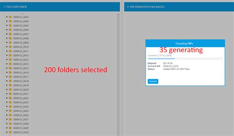 RODA In Limited SIP Creation Capacity Issue 27 Automatic Ingest