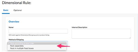 how to set items to pack separately shipperhq docs