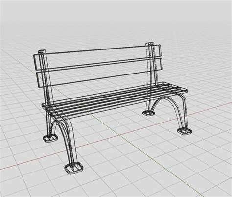 Park Bench 3d Model Free 3d Model Cgtrader