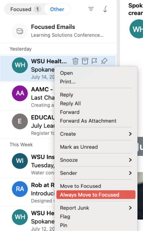Outlook Inbox Rules