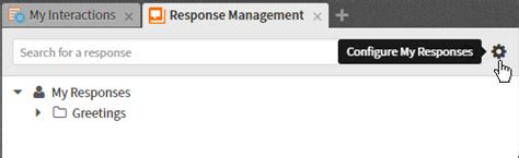 Interaction Connect Response Management Editor