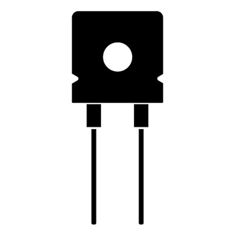 Premium Vector Electric Diode Icon Vector Illustration Design