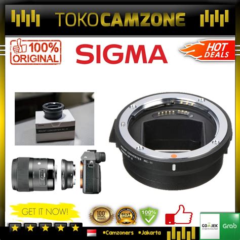 Jual Sigma Mc 11 Mount Converterlens Adapter Sigma Ef Mount Lenses To