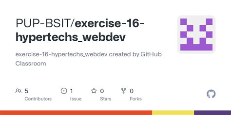 Github Pup Bsitexercise 16 Hypertechswebdev Exercise 16 Hypertechs