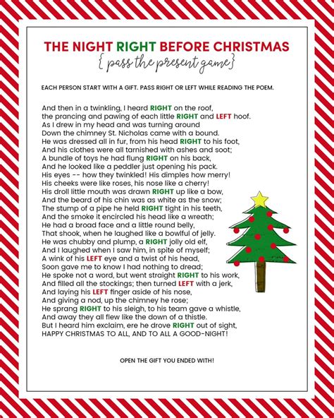 Pass The Present Christmas Game Free Printable Fanny Printable