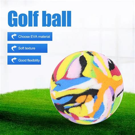 골프 공 골프 연습 공 실내 색상 스폰지 스윙 연습 탄력이 공 스폰지 탄성 실내 야외 연습 훈련 티몬