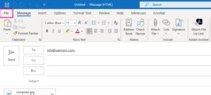 4 Steps To Reduce The Size Of Attached Images In Outlook 365 WAMS Inc
