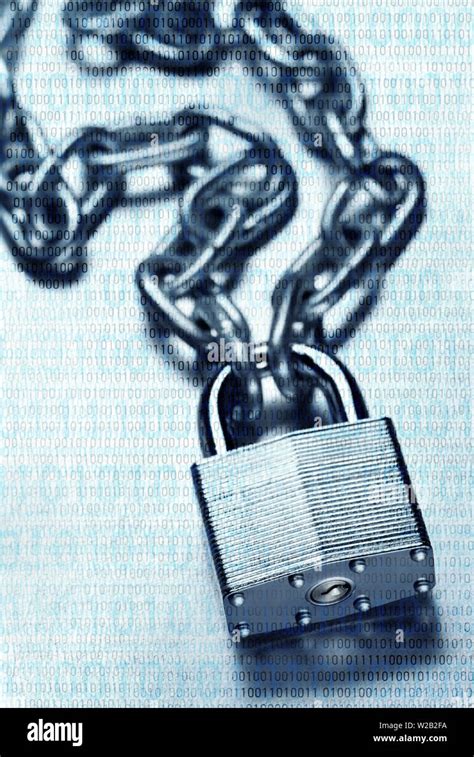 digital security and encryption concept showing binary code overlaid on