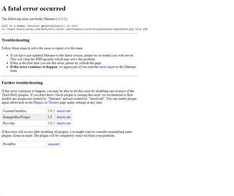 Matomo 访问图形显示异常wx611259c11b819的技术博客51cto博客