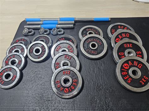 무게조절 덤벨 아령 당근 중고거래