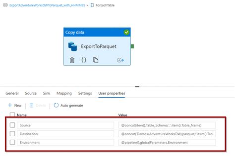 monitor azure data factory with user properties david alzamendi