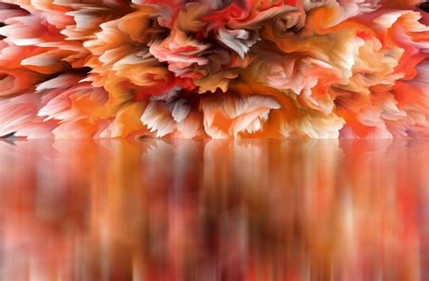 마법의 세계 추상적 인 풍경 초현실적 인 호수와 반사 예술 창의력과 상상력 3d 일러스트레이션 0명에 대한 스톡 사진 및 기타 이미지 Istock