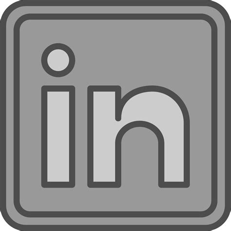 Linkedin Vector Icon Design 25989889 Vector Art At Vecteezy