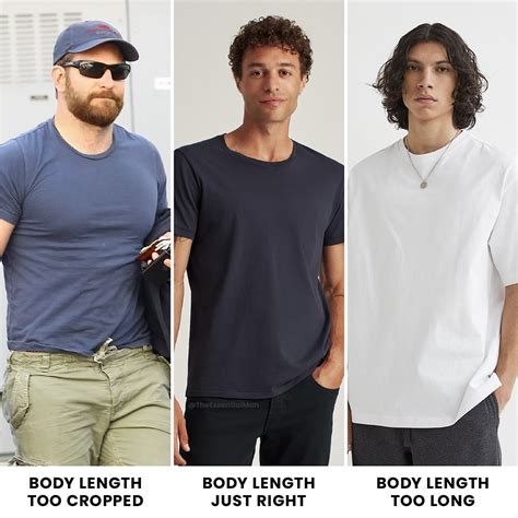 how a t shirt should fit a man — the essential man