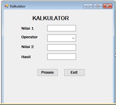 Bento Blog CARA MEMBUAT KALKULATOR SEDERHANA DENGAN VISUAL STUDIO 10