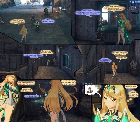 Xc2 Mythra Wants To Be Intimate Comic By Lustdesiressb On Deviantart