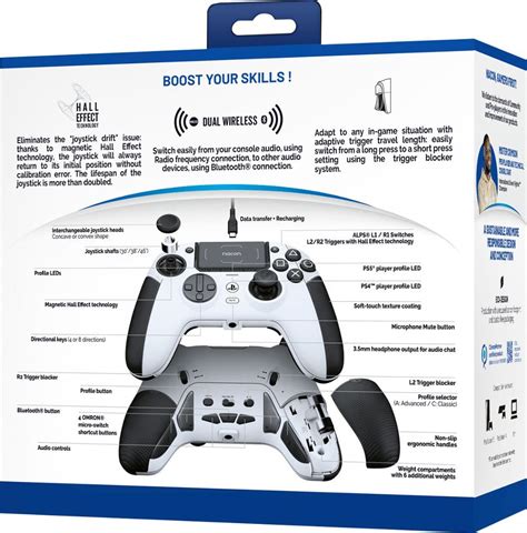 Nacon Revolution 5 Pro Wireless Controller For Ps5 Ps4 And Pc Whi Igeek Megastore