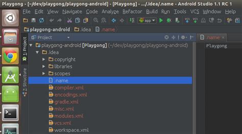 Ubuntu How To Rename Project In Android Studio Reopen Project List Stack Overflow