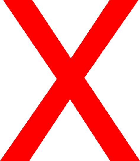 Big Red X Clip Art