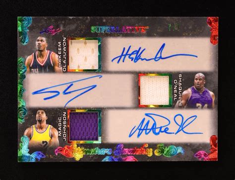 Hakeem Olajuwon Shaquille Oneal Magic Johnson Chris Mullin