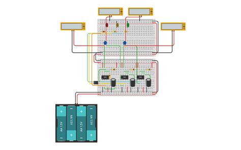 Circuit Design 6110613038 ไฟจราจร Tinkercad