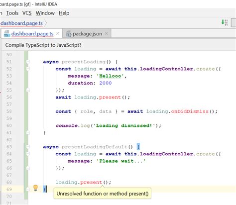 Error Unresolved Function Or Method Present When Using