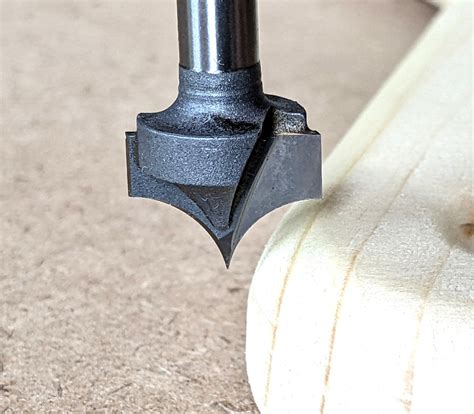 edge rounding bit set 1 4 and 1 8 radius pointed tip 1 4 shank for cnc r