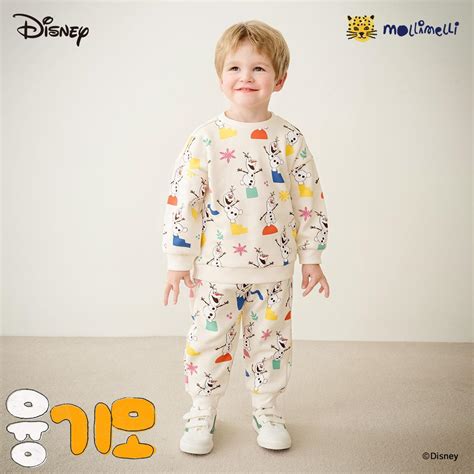 [몰리멜리] [디즈니]겨울왕국 올라프 블럭융기모상하복 이랜드몰