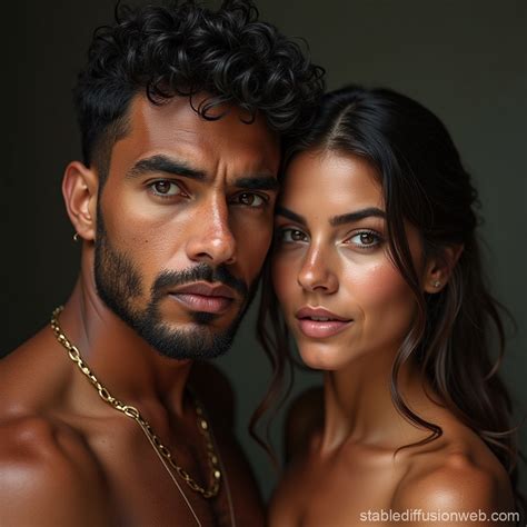 Prehistoric Couple Portraits Prompts Stable Diffusion Online