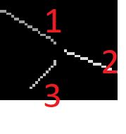 Image Processing How To Connect Lines Using Angle Stack Overflow