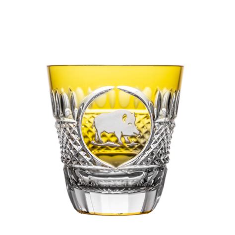 Fabergé Hunter Golden Old Fashioned Ajka Crystal Uk