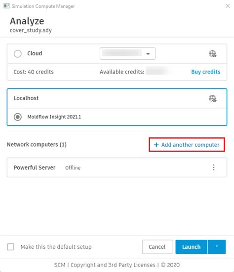 Setting Up Powerful Remote Server To Solve Moldflow Analyses