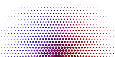 Light Blue Red Vector Pattern With Spheres Colorful Illustration With Gradient Dots In Nature