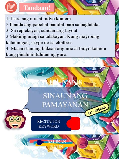 Sinaunang Pamayanan Pdf