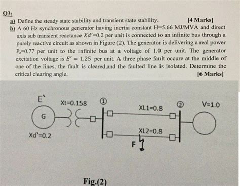 Solved A Define The Steady State Stability And Chegg Com