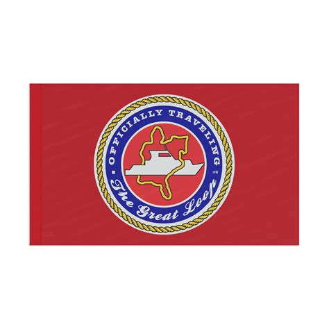 Officially Traveling The Great Loop Flag Great Loop Flag Looper Boat Flag The Loop Boat Flag