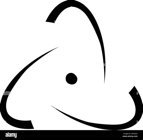 Molecular Atom Neutron Laboratory Icon Vector Physics Science Model For Your Web Site Design