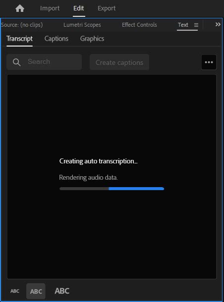 Transcribe Option Not Working In Adobe Premiere Pro Rpremiere