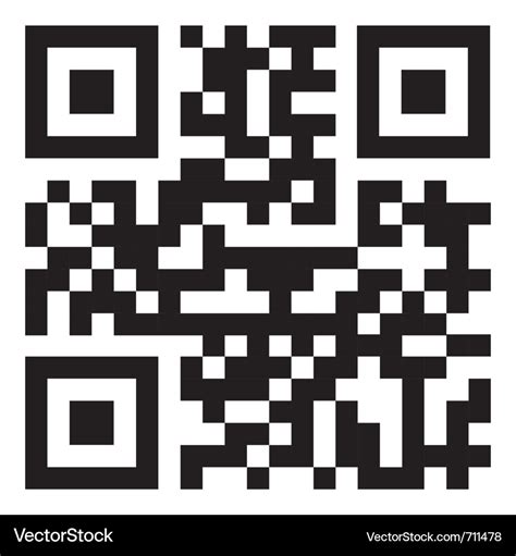 Sample Qr Code Royalty Free Vector Image VectorStock